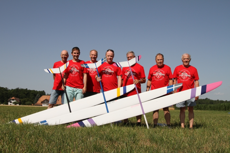 Das Schweizer Team holt an der F3B-WM in Tschechien Bronce