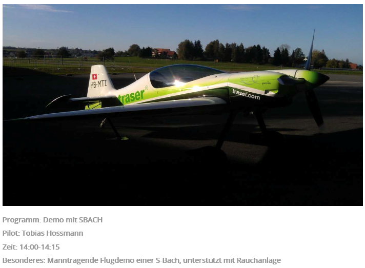 Grosse Modellflugzeug-Ausstellung MG Worb